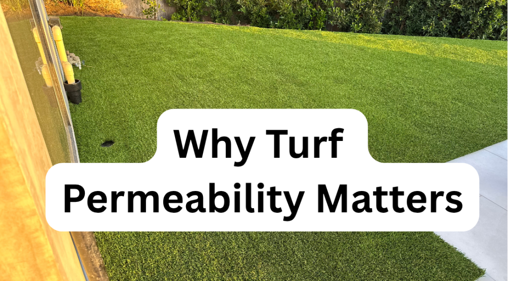 Smart Flow™ Artificial Turf Drainage: Why Turf Permeability Matters ...
